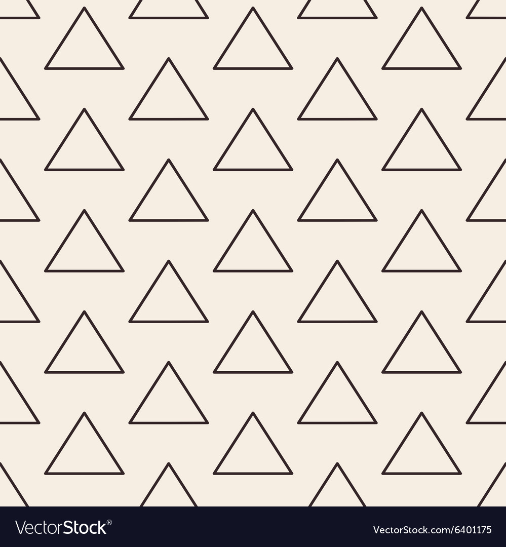 Triangles geometric seamless pattern Royalty Free Vector