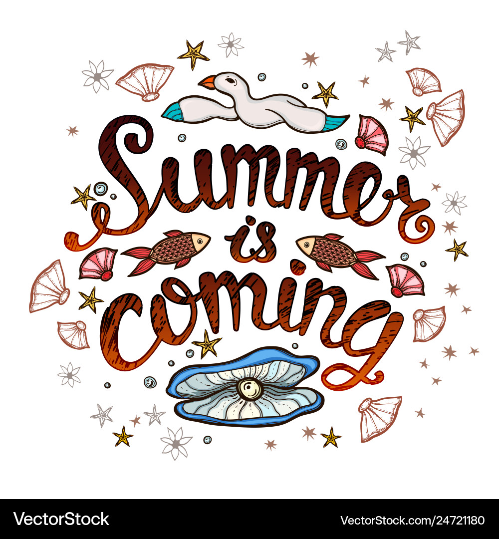 Summer time banner for promotion poster Royalty Free Vector