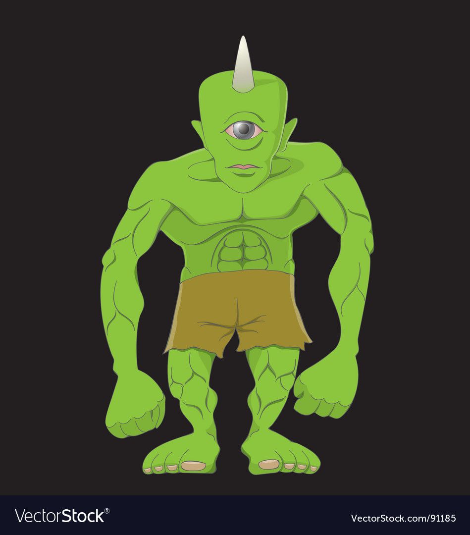 Cyclops Royalty Free Vector Image - VectorStock