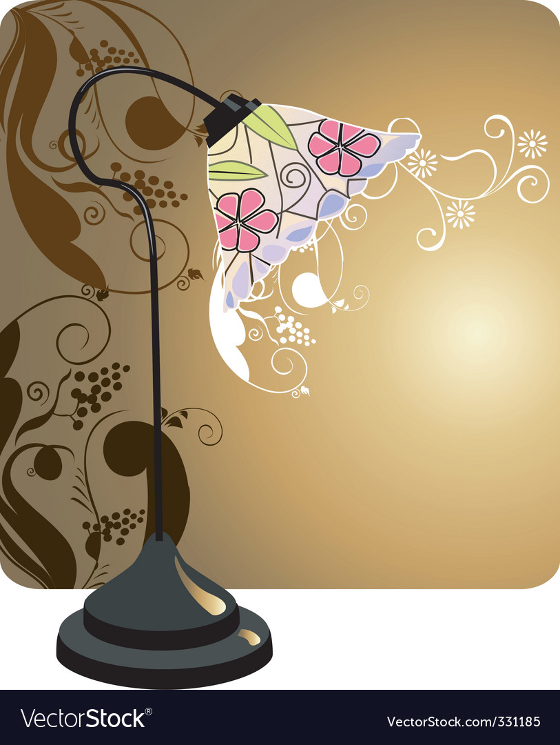 Table lamp Royalty Free Vector Image - VectorStock