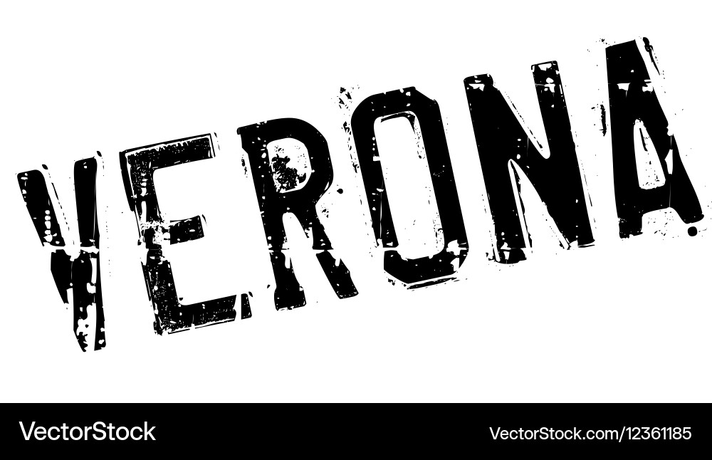 Verona stamp rubber grunge Royalty Free Vector Image