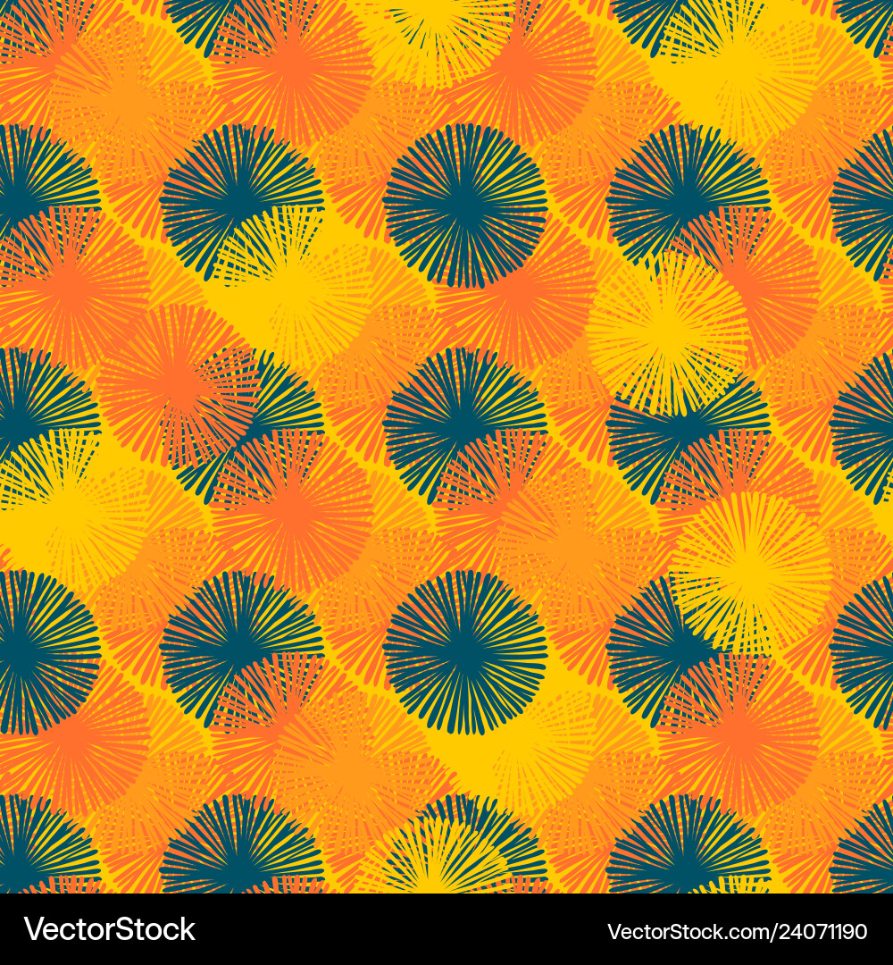 Abstract ikat and boho style handcraft fabric Vector Image