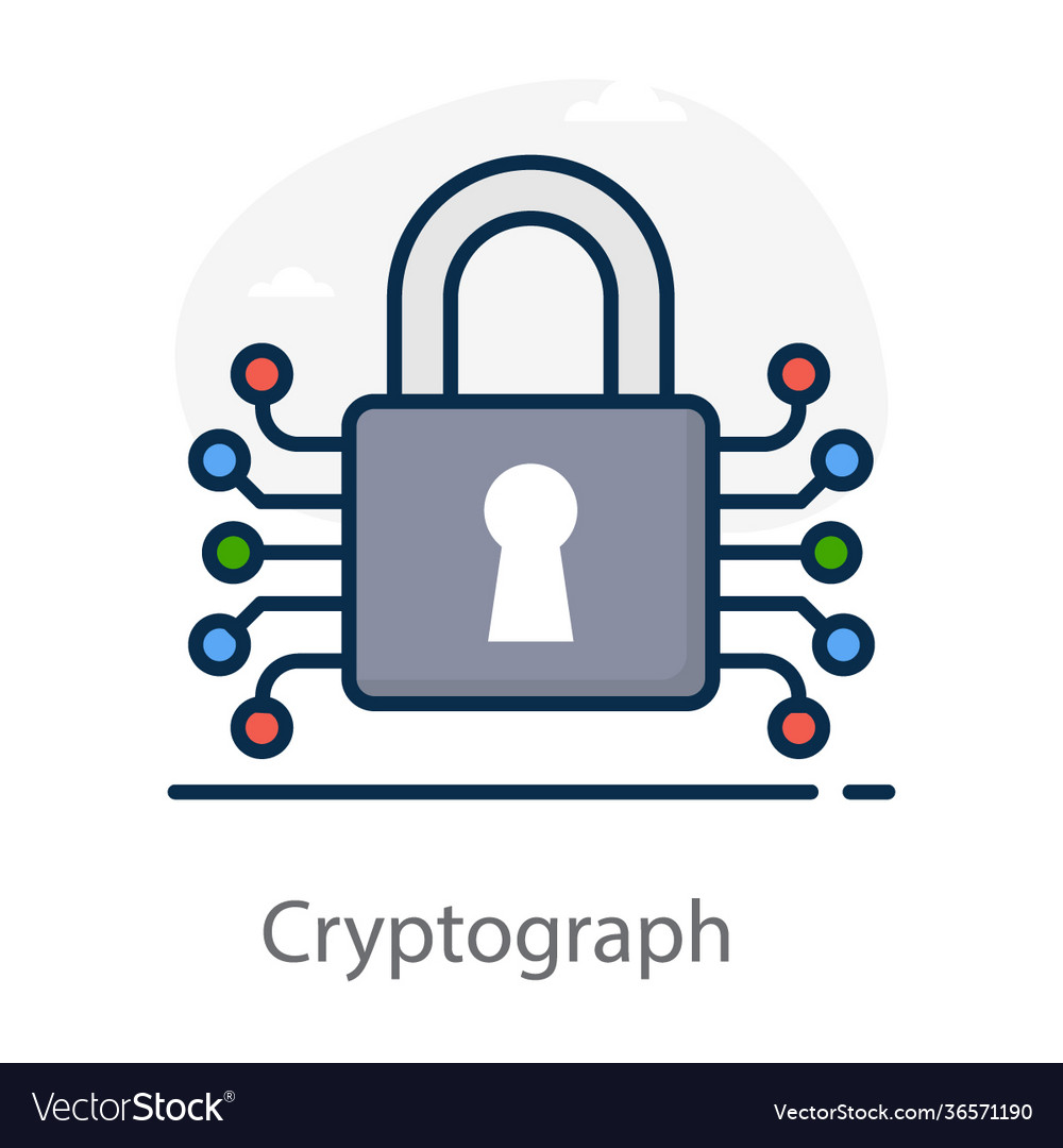Cryptography Royalty Free Vector Image - VectorStock
