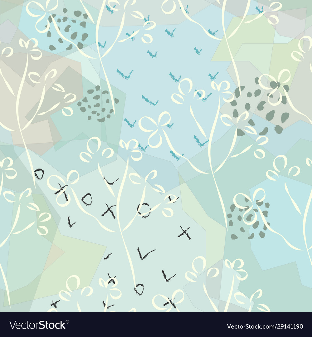 Terracotta Abstract Seamless Pattern Modern Vector Image