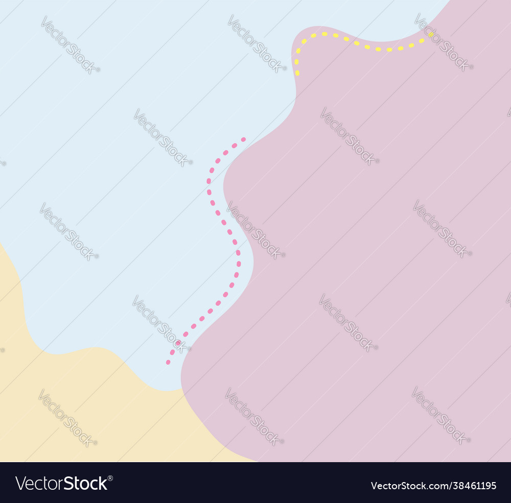 Blobs and dot lines background Royalty Free Vector Image