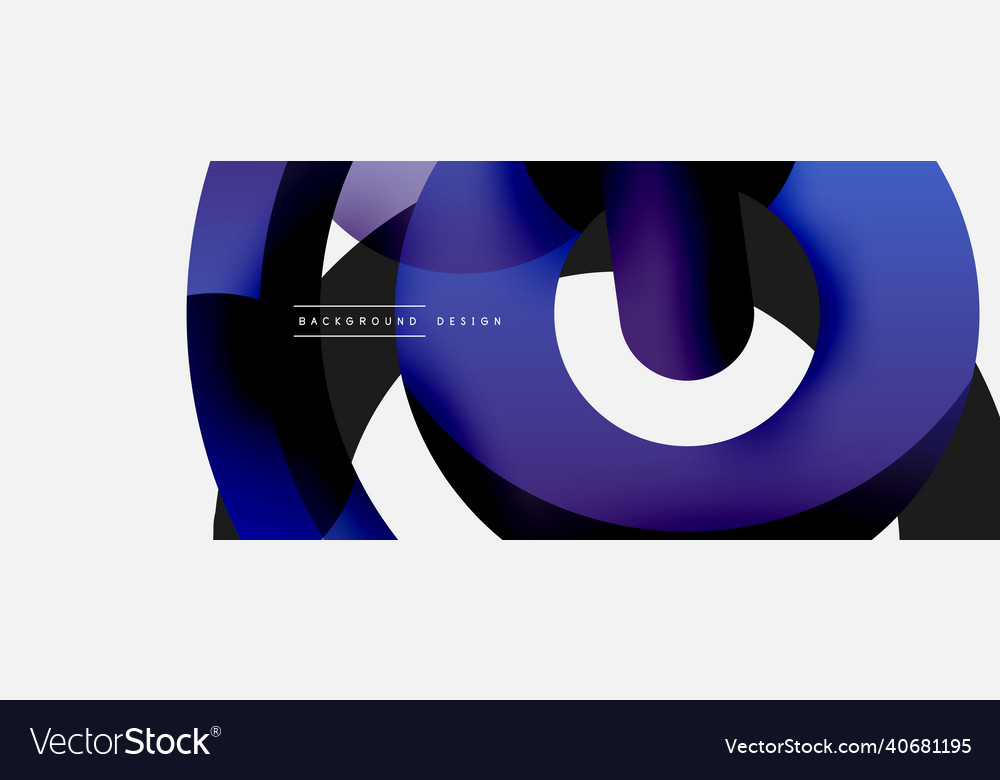 Round shapes circles and other geometric forms Vector Image