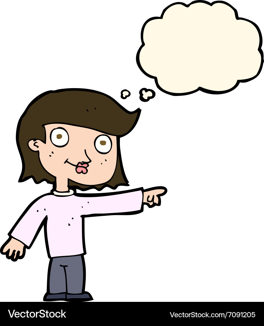 People Pointing At Each Other Cartoon