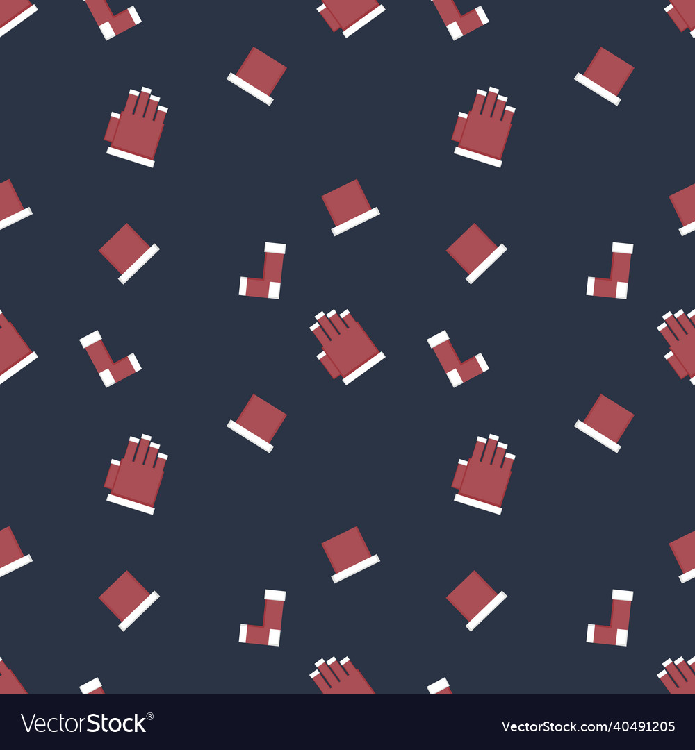 Christmas repeat pattern created with sharp Vector Image