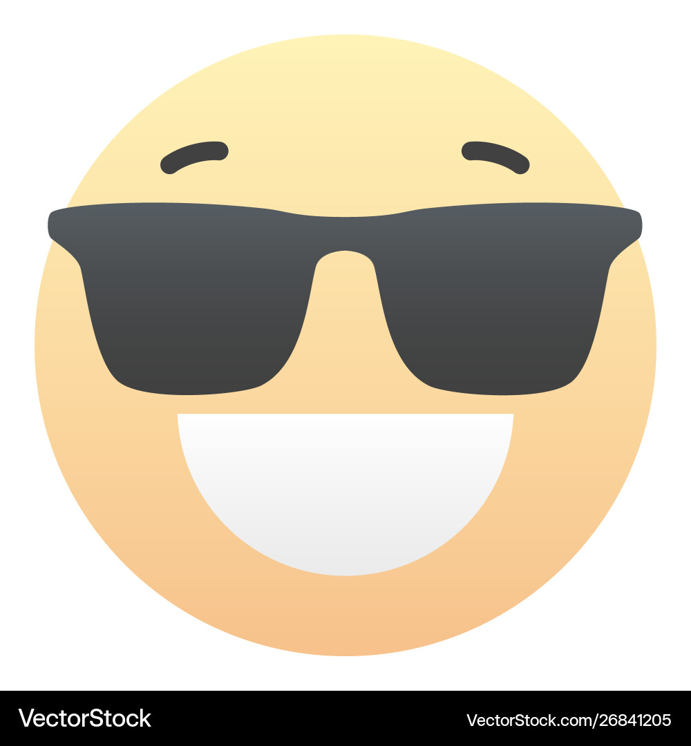 Emoji icon face expression modern design Vector Image