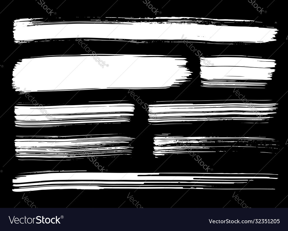 Paint strokes and forms Royalty Free Vector Image