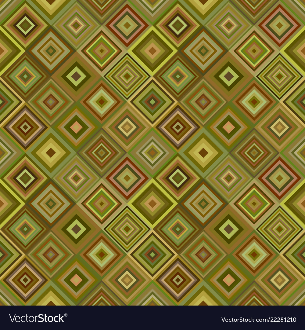 Abstract seamless diagonal square pattern Vector Image