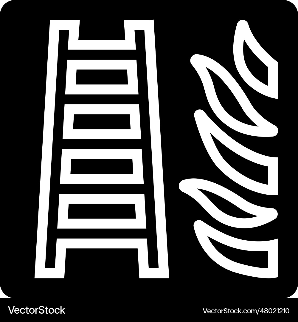 Fire fighting hose standpipe outlet glyph icon Vector Image