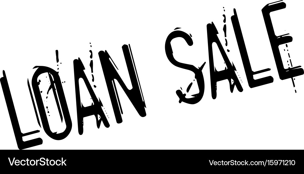 Loan sale rubber stamp Royalty Free Vector Image
