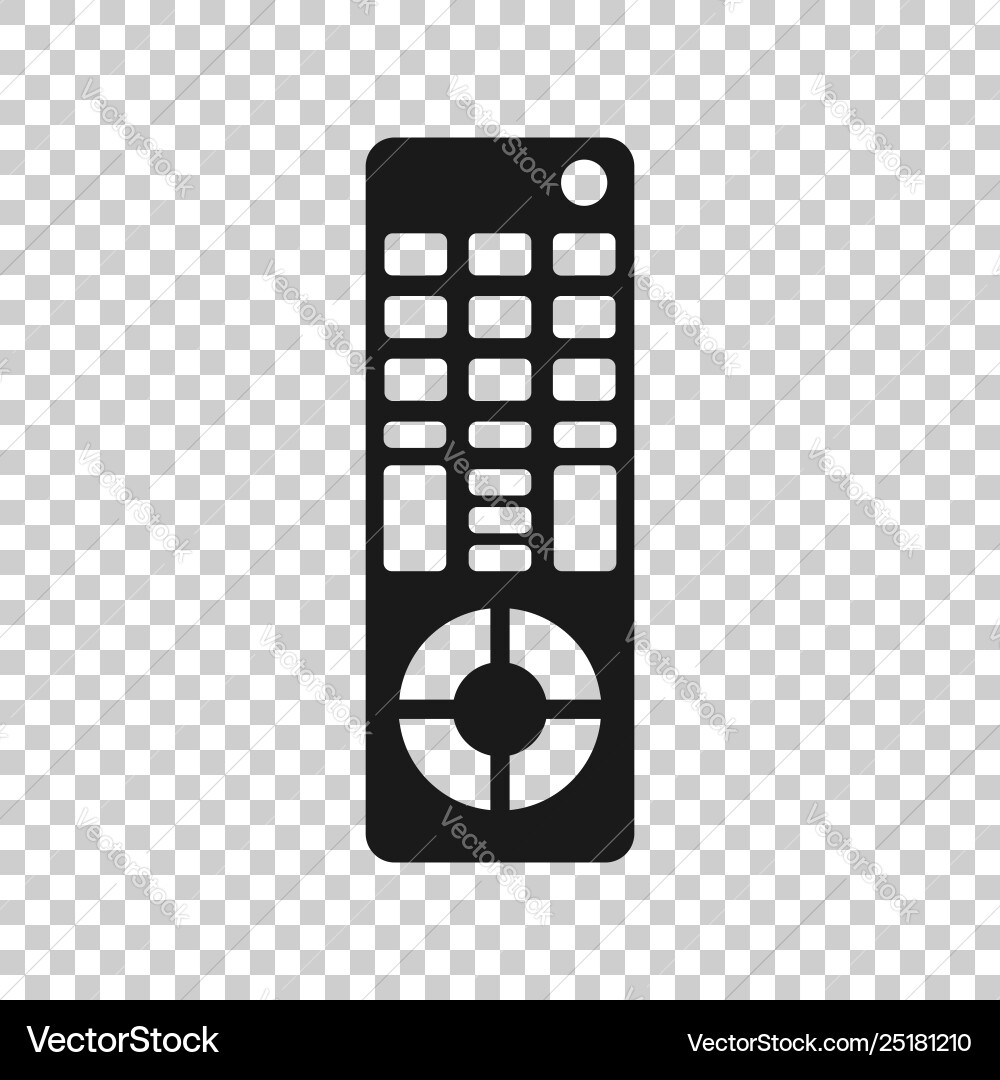 Remote control icon in transparent style infrared Vector Image