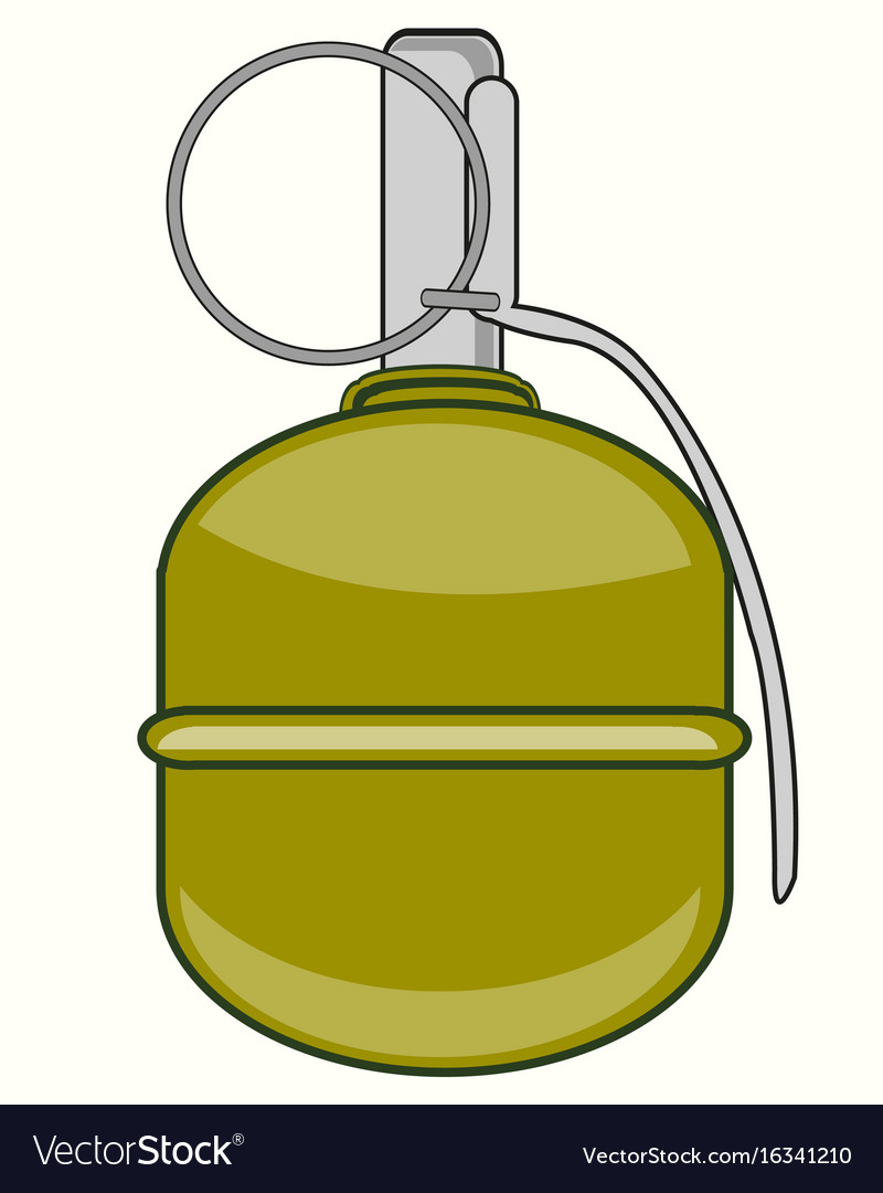 Weapon hand grenade Royalty Free Vector Image - VectorStock