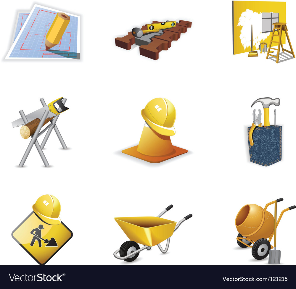 Construction tools Royalty Free Vector Image - VectorStock