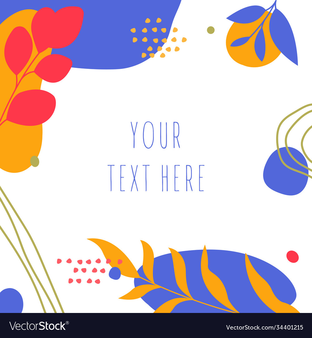 Hand drawn abstract background Royalty Free Vector Image