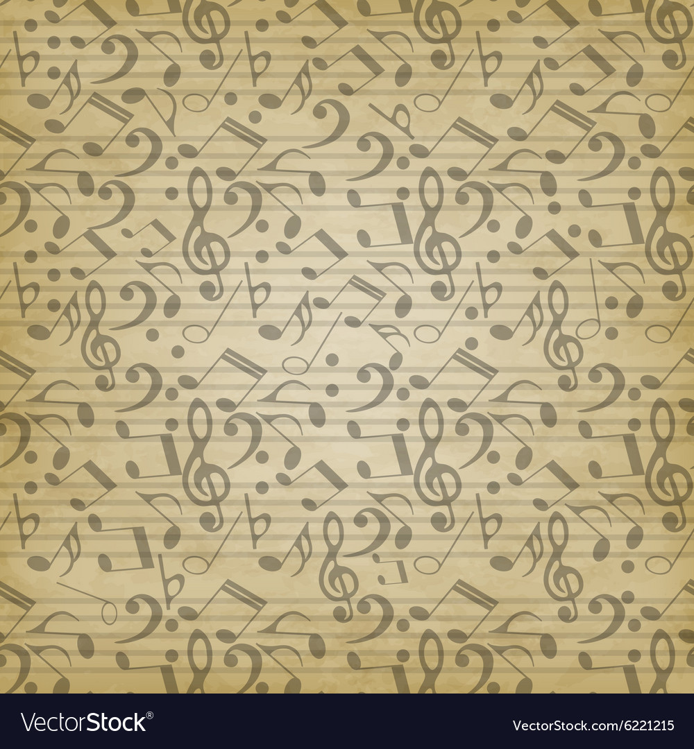 Notes seamless pattern Royalty Free Vector Image