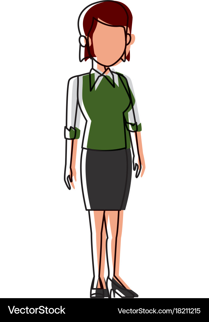 School teacher cartoon Royalty Free Vector Image