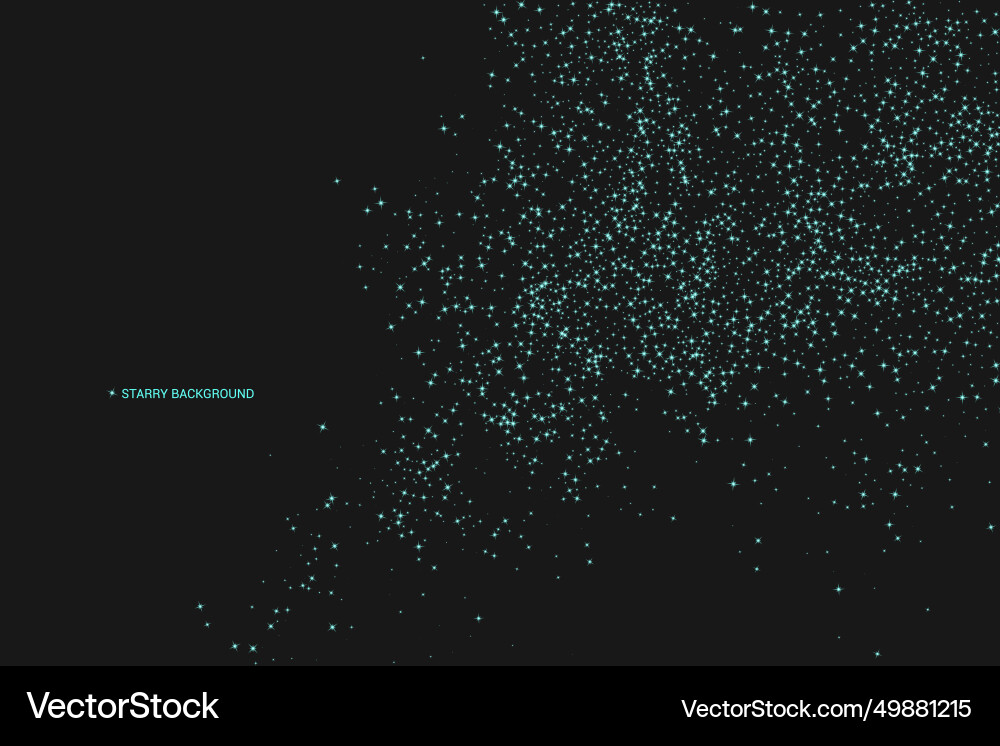 Starry backdrop Royalty Free Vector Image - VectorStock