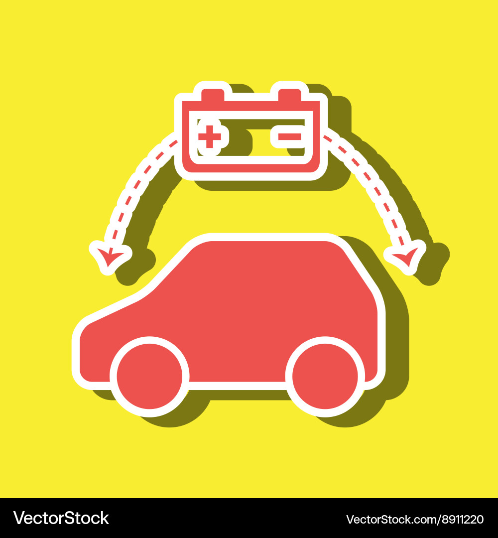 Battery power design Royalty Free Vector Image