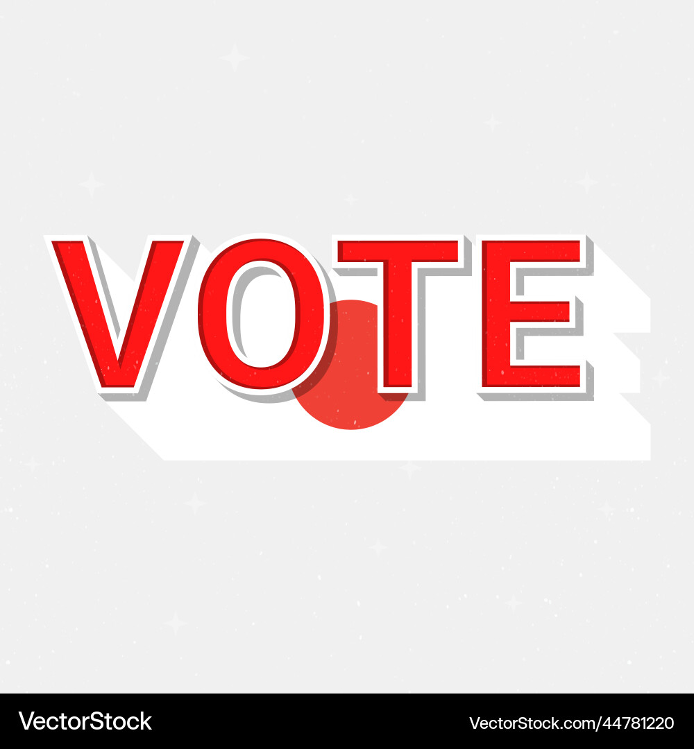Japan election vote text democracy Royalty Free Vector Image
