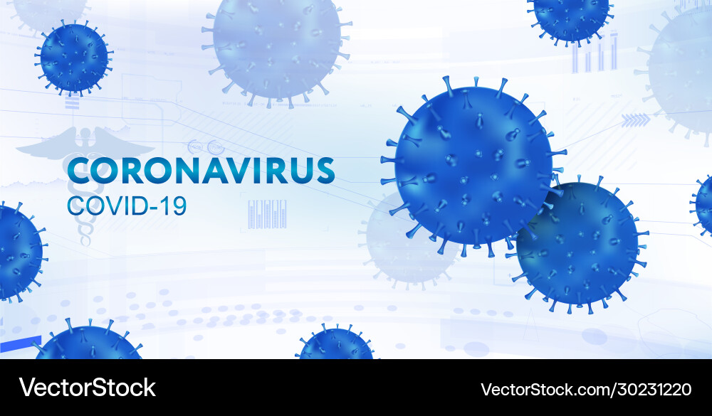 Pandemic coronavirus covid-19 Royalty Free Vector Image