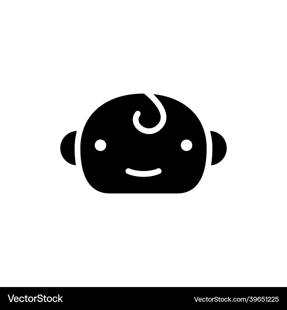 Baby icon newborn Royalty Free Vector Image - VectorStock