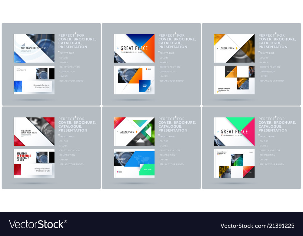 Triangular design presentation template Royalty Free Vector