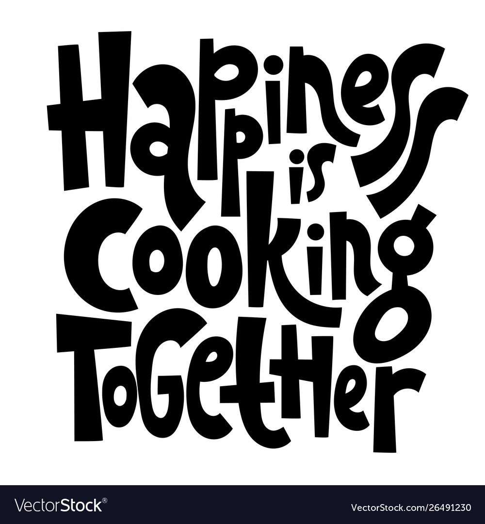 Cooking class quotes Royalty Free Vector Image