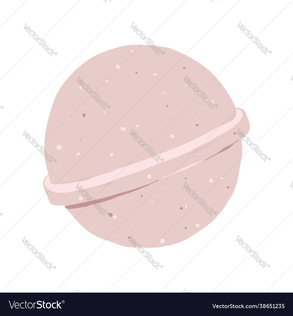 Bath bomb bubble Royalty Free Vector Image - VectorStock