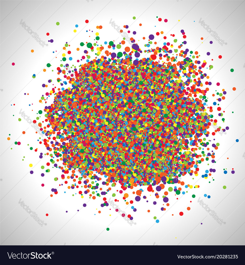 Colorful dots Royalty Free Vector Image - VectorStock