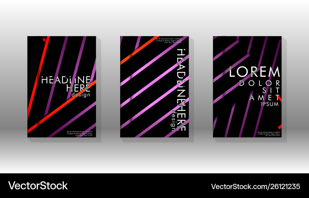 Cover book with a geometric design background Vector Image