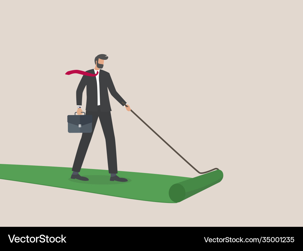 Entrepreneurs or businessman create new paths Vector Image