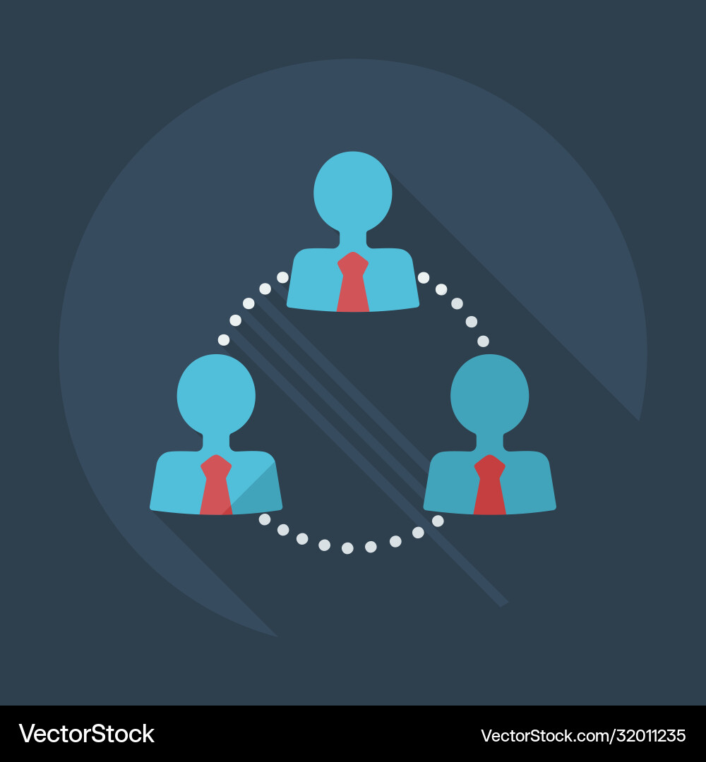 Flat modern design with shadow icons business icon