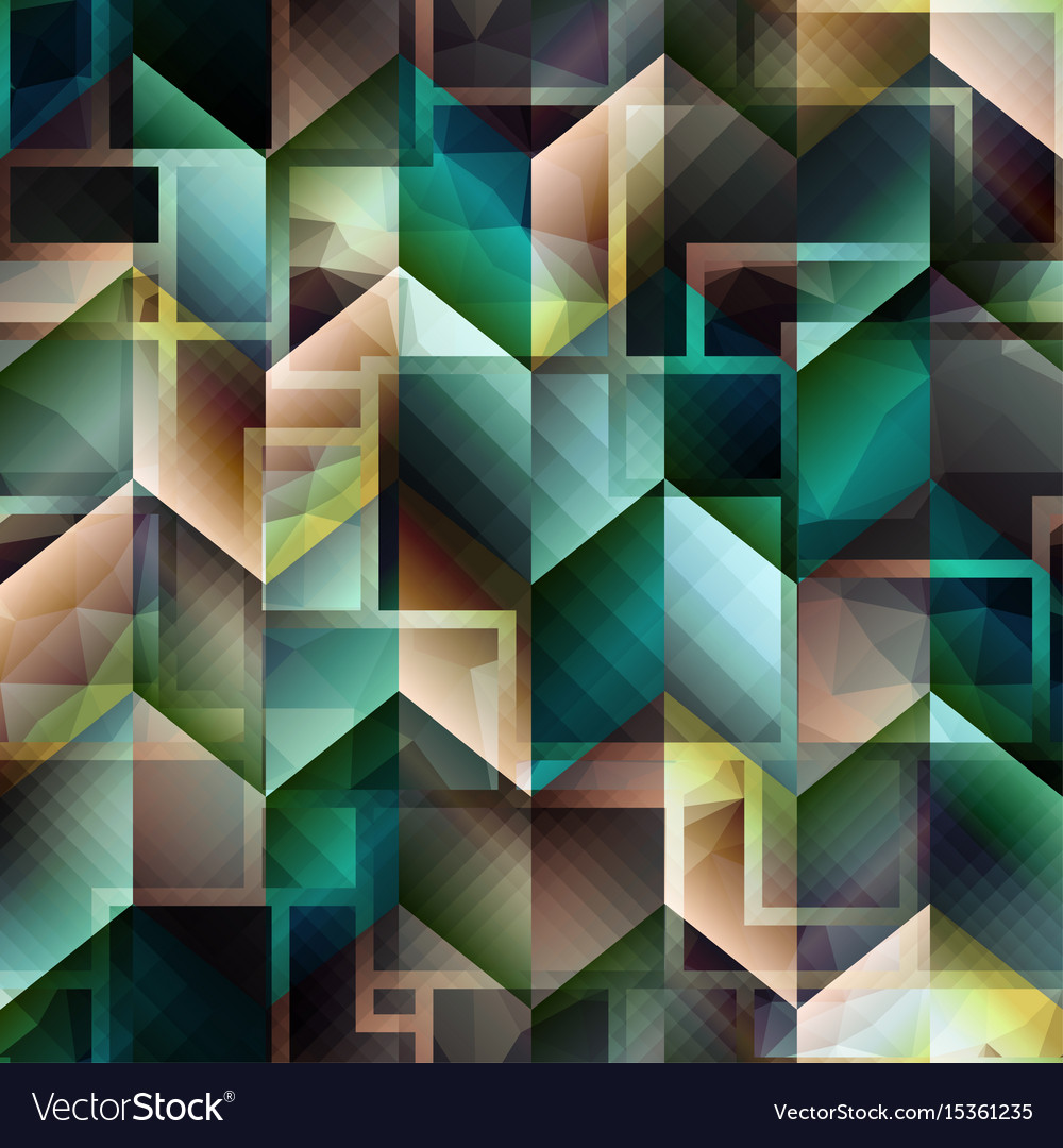 Geometric abstract pattern Royalty Free Vector Image