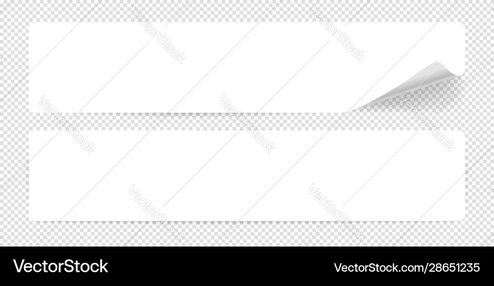 Self adhesive tape set Royalty Free Vector Image