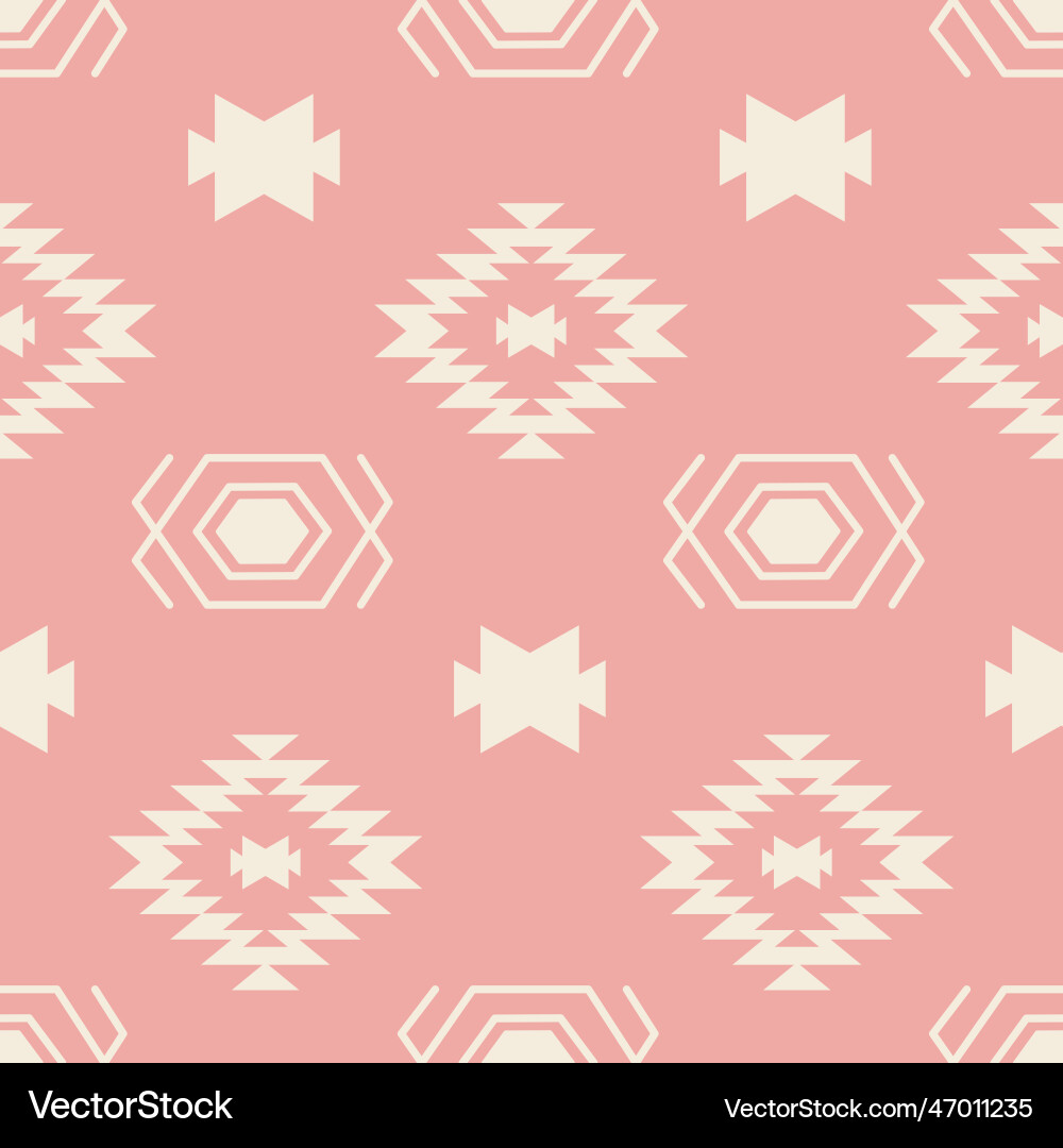 Southwestern aztec seamless pattern navajo print Vector Image