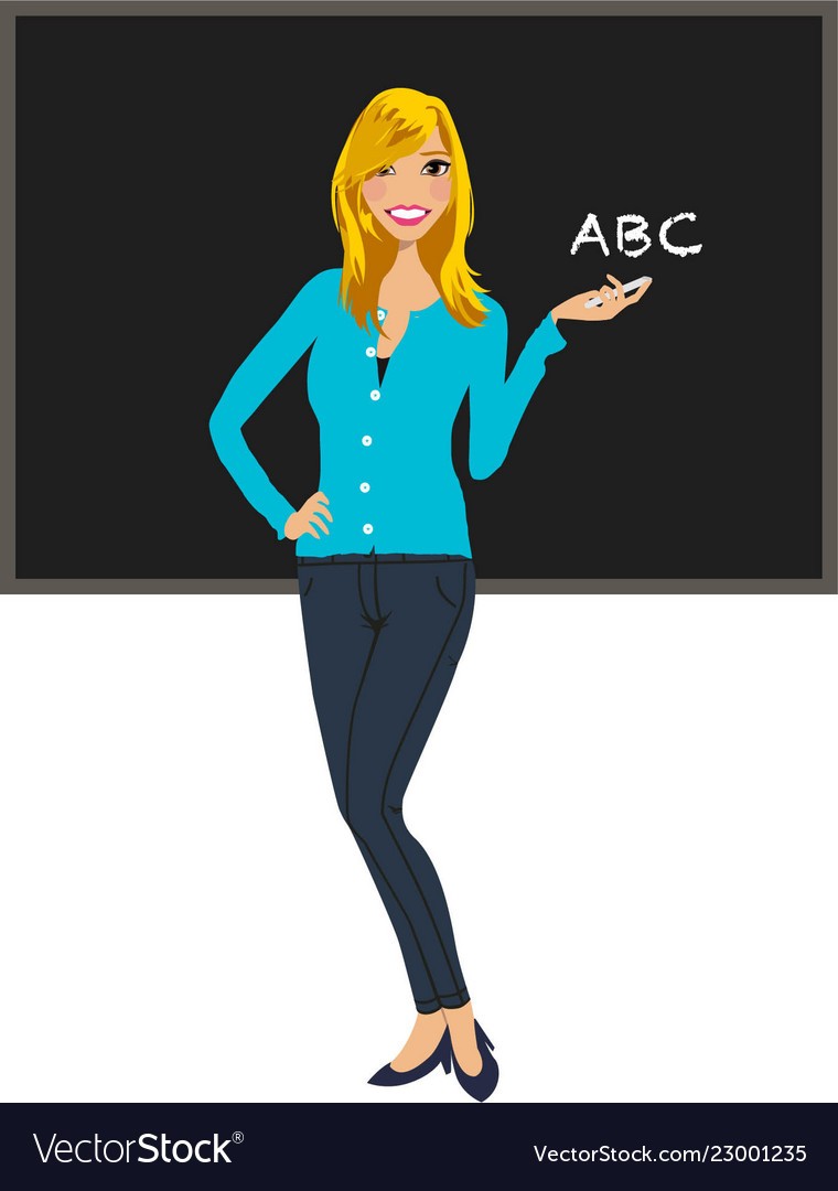 Teacher - educator professor Royalty Free Vector Image