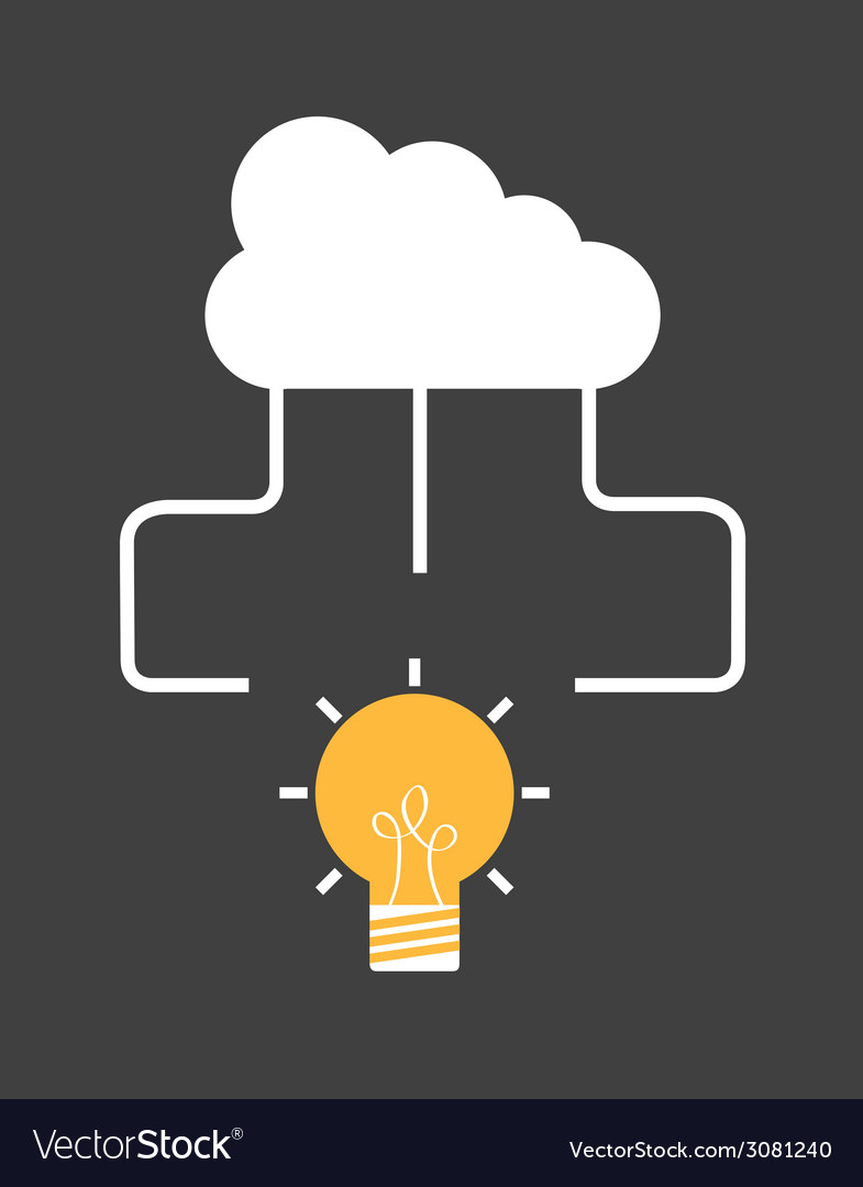 Cloud design Royalty Free Vector Image - VectorStock