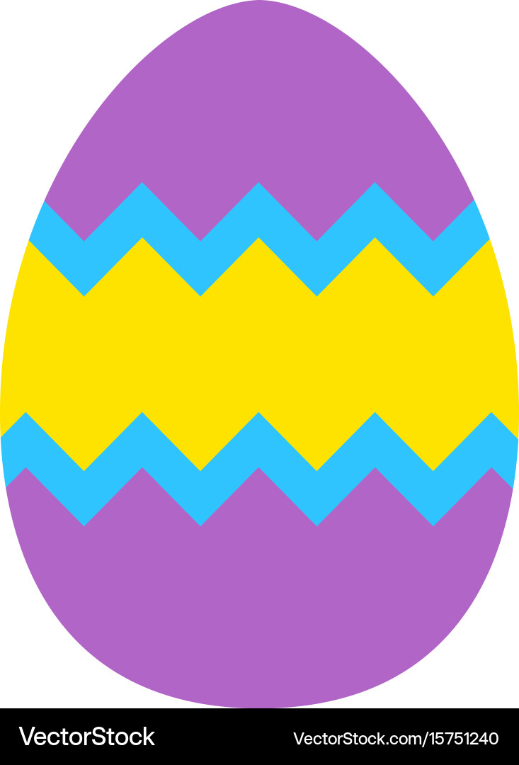 Easter egg icon Royalty Free Vector Image - VectorStock