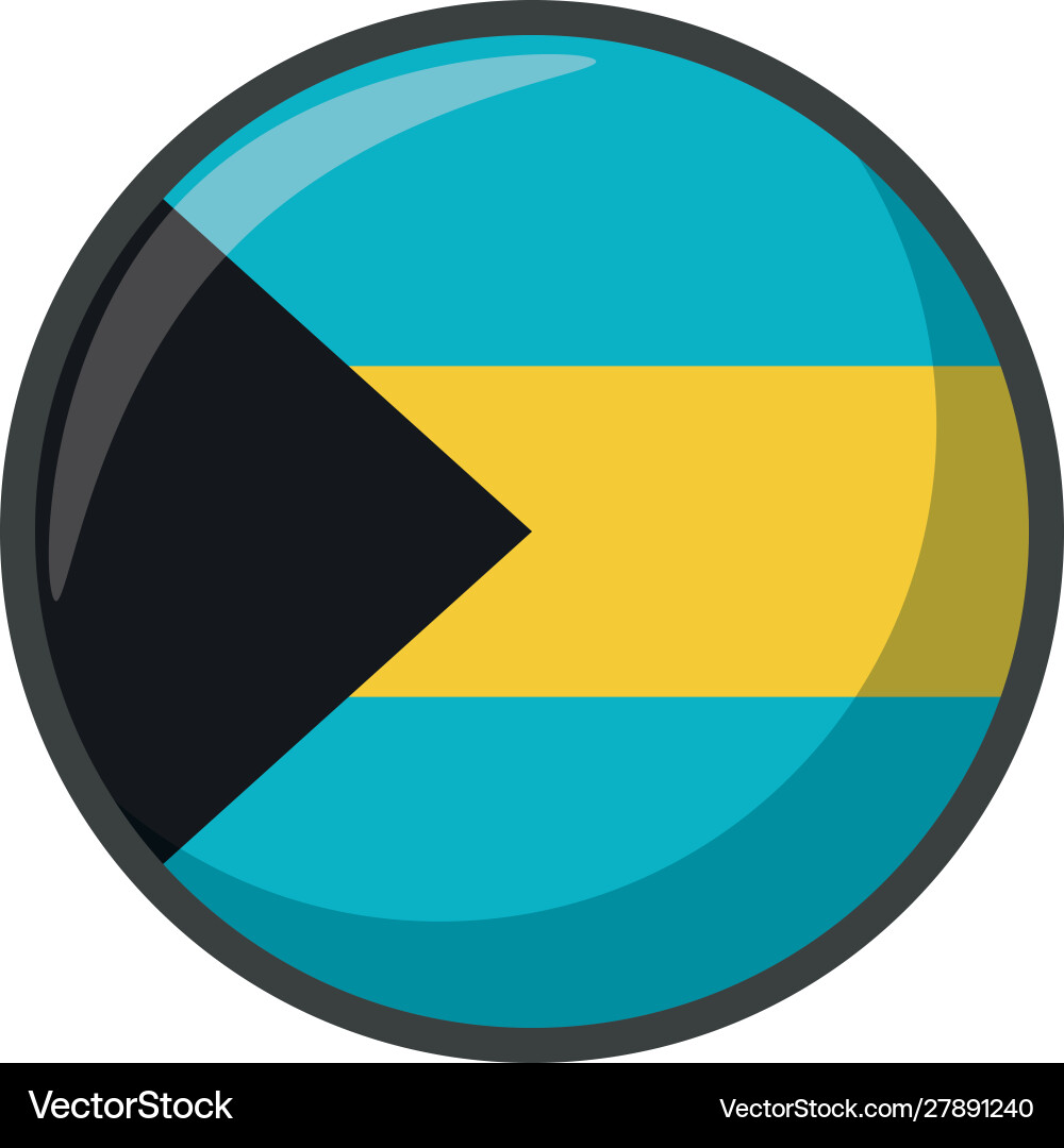 Isolated bahamas flag icon block design Royalty Free Vector