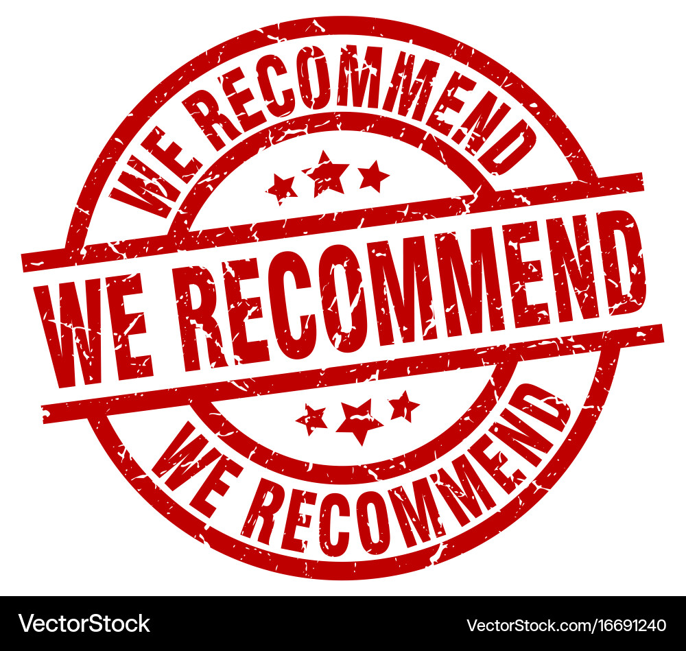 We recommend round red grunge stamp Royalty Free Vector