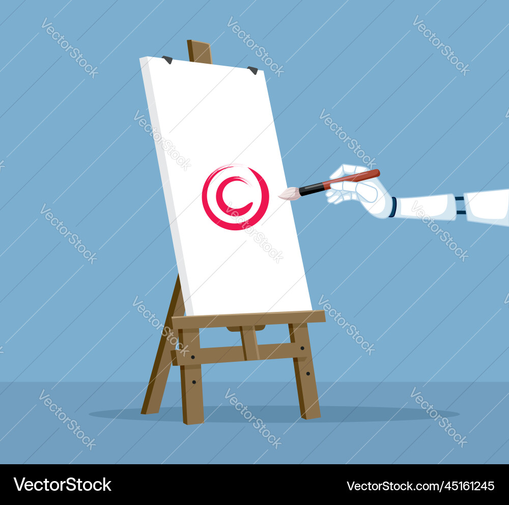 Ethical issue of copyright in artificial Vector Image