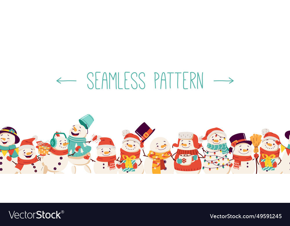 Snowman Royalty Free Vector Image - VectorStock