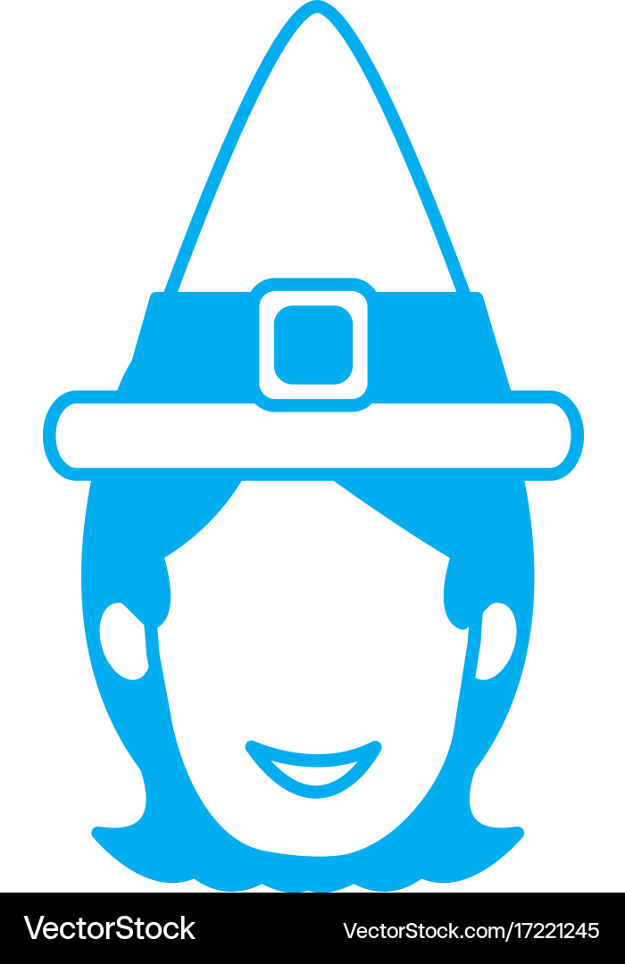 Woman Vintage Hat Royalty Free Vector Image Vectorstock