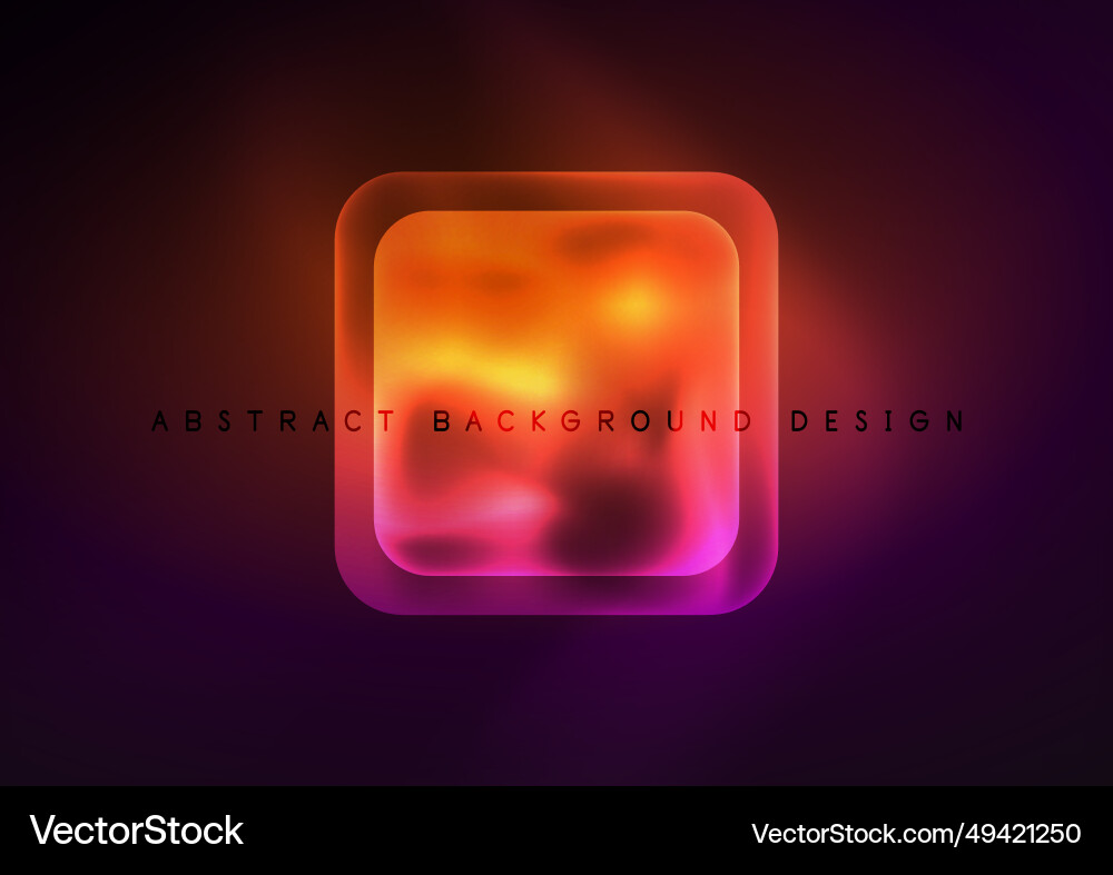 Trendy square blurred color abstract background Vector Image