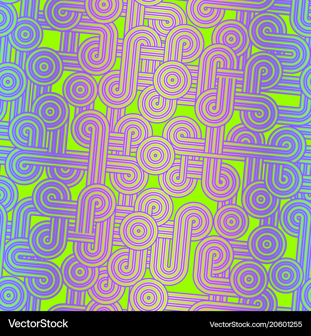 Disco party abstract seamless background trendy Vector Image