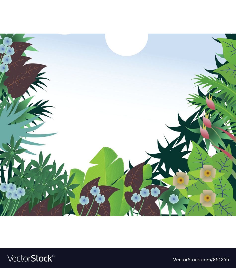 Forest background Royalty Free Vector Image - VectorStock