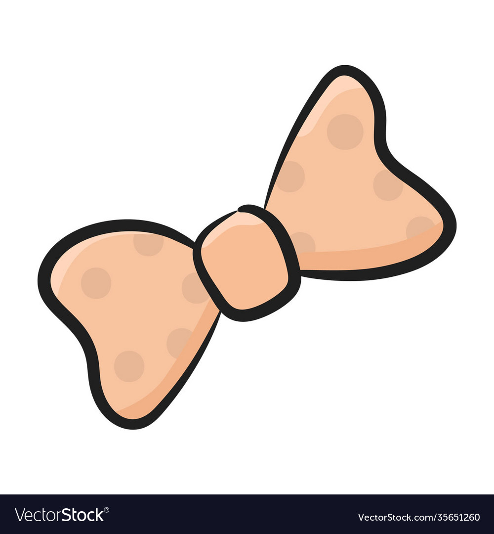 Bow tie Royalty Free Vector Image - VectorStock